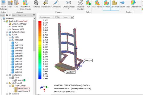 Solved Nastran Turns Visibilty Of Parts On After The Analysis
