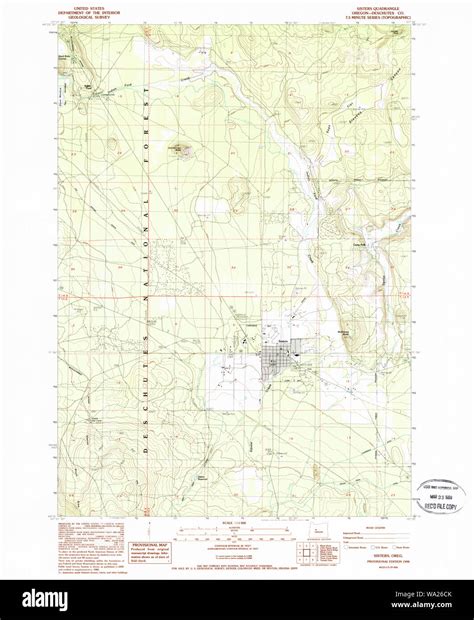 Sisters Oregon Map Cut Out Stock Images And Pictures Alamy