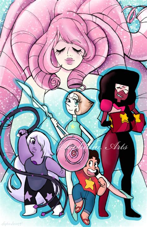 Steven Universe And The Crystal Gems By Sophillia On DeviantArt