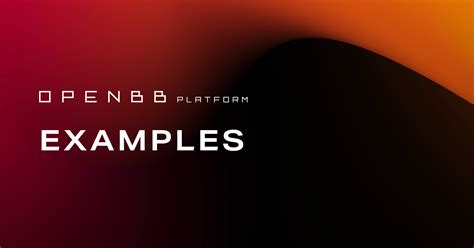 examples openbb platform