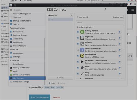 Linux Kde Connect Not Working Shows Error Of Cannot Be Paired