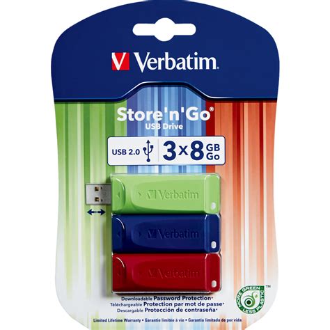 Verbatim Store N Go Usb Flash Drives Gb Assorted Colours Pkg Monk Office