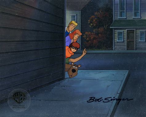 Scooby Doo And The Witchs Ghost Original Production Cel On Original P