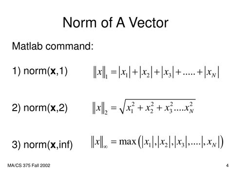 Matlab Norm Fundsqlero