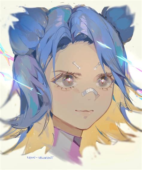 Neon Valorant Drawn By Sumi Suumiko Danbooru