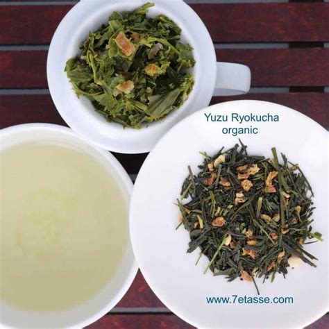 Organic Yuzu Ryokucha Par 50g Thé Vert Aux écorces De Yuzu Japon La Septième Tasse