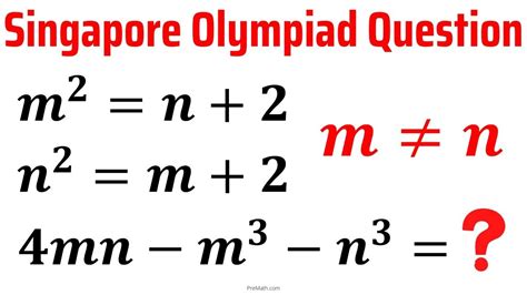 Singapore Math Olympiad