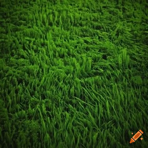 Texture Of Grass On The Forest Floor