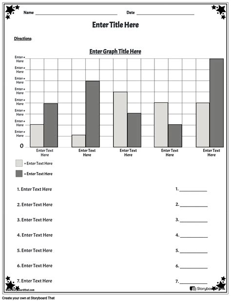 Free Bar Graph Worksheets Storyboard That