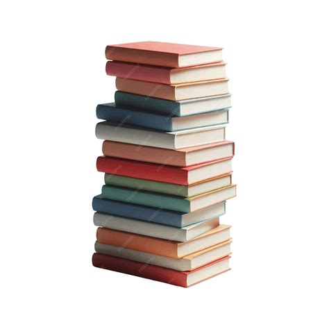 Some Books Vertically Premium Ai Generated Vector
