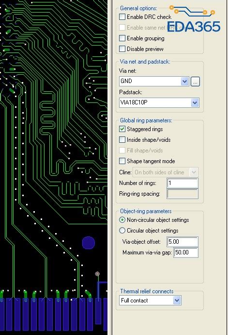 via arrays 如何使用？ cadence allegro pcb 教程