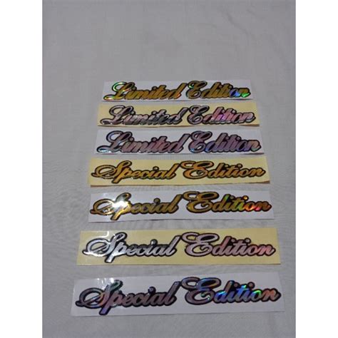Jual Stiker Emblem Timbul Special Edition Limited Edition Shopee Indonesia
