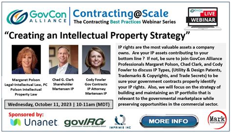 Contracting Scale Webinar Govcon Alliance
