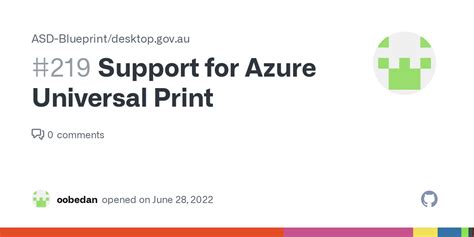 Support For Azure Universal Print · Issue 219 · Asd Blueprintdesktop