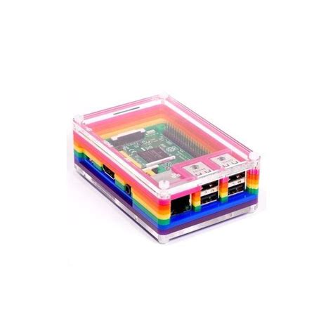 pimoroni pibow 3 raspberry pi 3 2 and b pim147 case box enclosure krabicka krabička