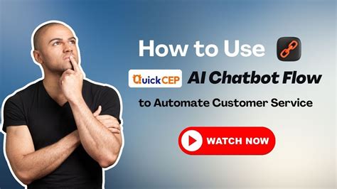how to use quickcep ai chatbot flow to automate customer service youtube
