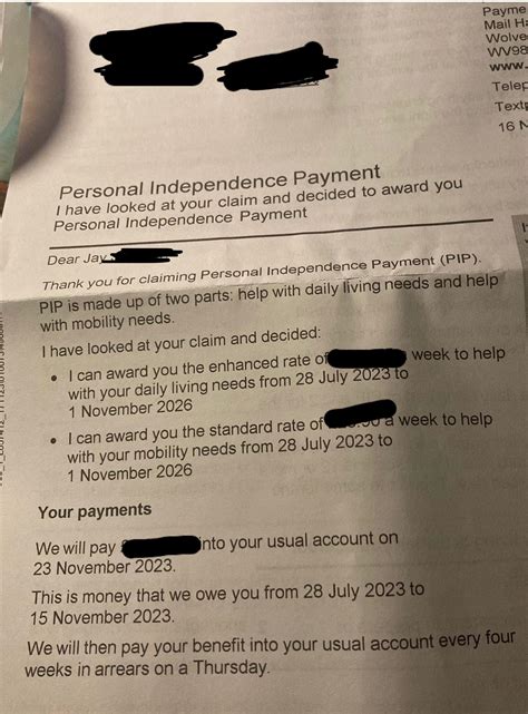 My Pip Got Accepted Rdisability