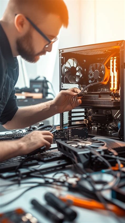 Free Computer Repair Technician Image Technology Technician Computer Download At Stockcake