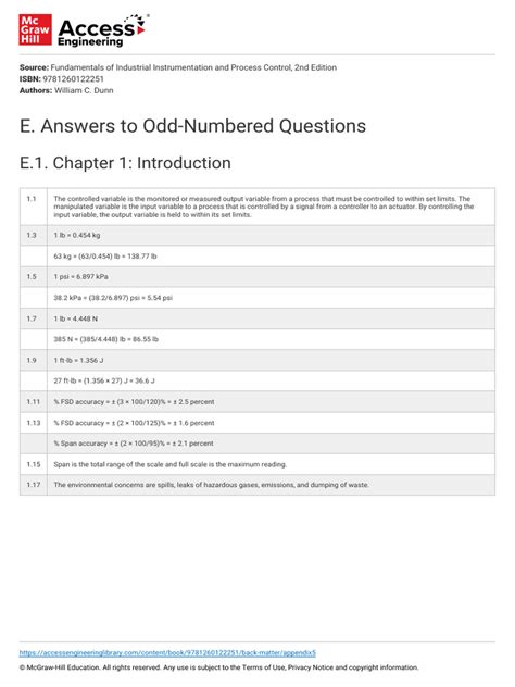 Answers To Odd Numbered Questions Pdf