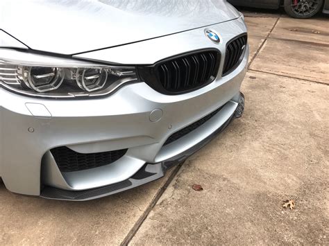 Bmw F80 M3 F82 M4 Cs Style Carbon Fiber Front Bumper Lip Kit Specring