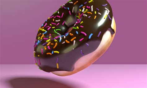 3d donut complete andrew barton design
