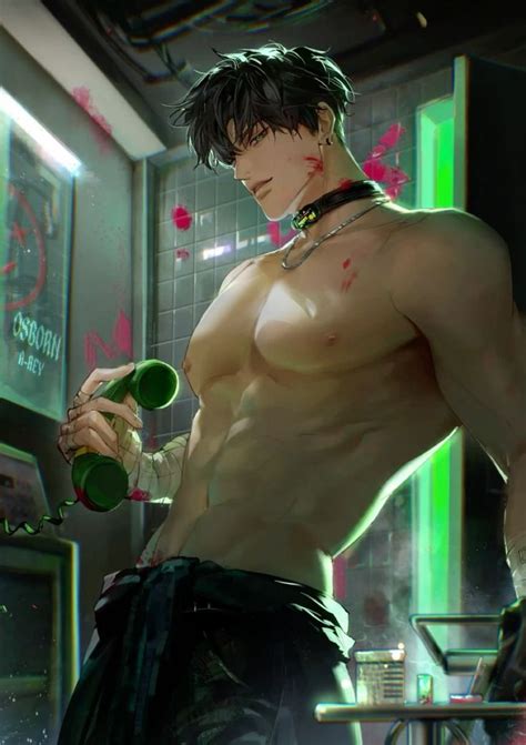 Pin By Aroace On Light And Night Anime Guys Shirtless Handsome Anime
