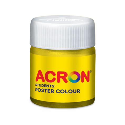 Acron Student Poster Colour Leom Yellow 15 Ml Bd