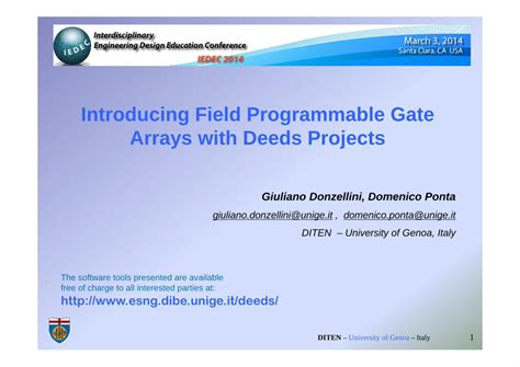 PDF Introducing Field Programmable Gate Arrays With Introducing Field Programmable Gate