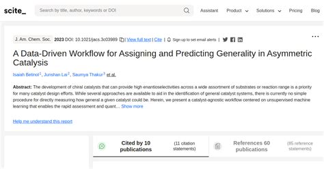 a data driven workflow for assigning and predicting generality in