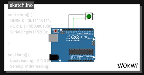 Arduino Button Registri Wokwi Esp32 Stm32 Arduino Simulator