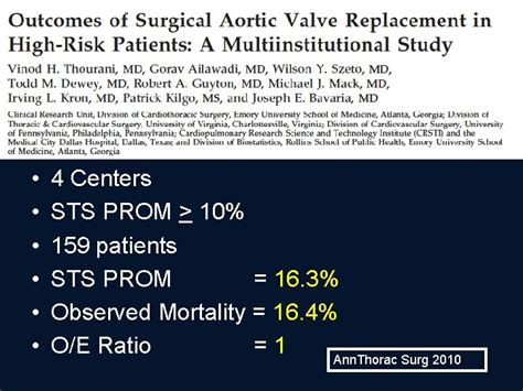 Determining The Surgical Risk Stratification In Aortic Stenosis