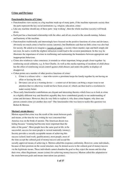 Lecture Notes Unit 4 Scly4 Crime And Deviance With Theory And Methods Stratification And