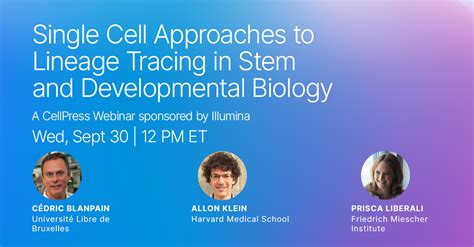 Single Cell Approaches To Lineage Tracing In Stem And Developmental Biology