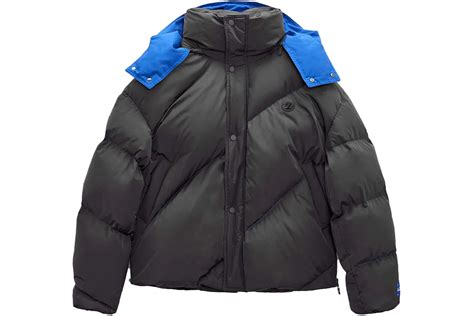 Ader Error X Zara Oversized Puffer Jacket Gray Fw22 Mens Us