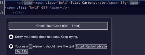 Learn Typography By Building A Nutrition Label Html Css The Freecodecamp Forum