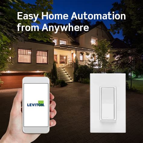 Leviton Decora Smart With Z Wave Technology Switch White Light Almond R DZ S RZ