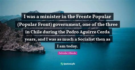 I Was A Minister In The Frente Popular Popular Front Government One
