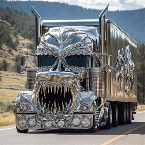 Scary Big Trucks Cool Truck For A Festival Custom Truck With