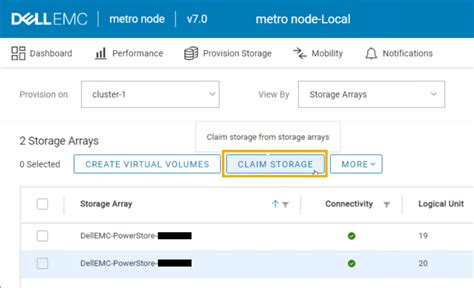 Claim PowerStore Volumes In Metro Node Dell PowerStore Metro Node With Oracle Dell