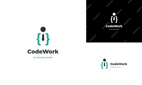 Premium Vector Coding Development Logo Code People Logo Code Company