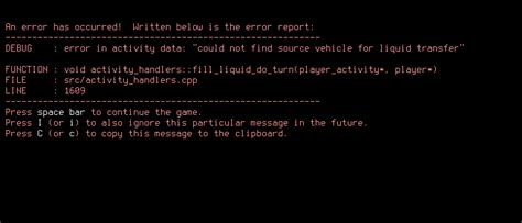 Cant Transfer Water From Vehicle Faucet · Issue 49197 · Cleverravencataclysm Dda · Github