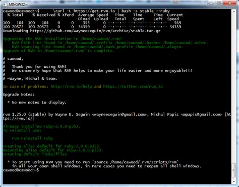 Cawoods Blog Geek Literature Installing Ruby On Rails In Ubuntu 12