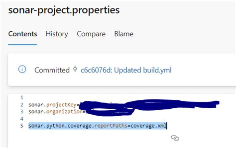 Python Test Coverage With Azure Devops Pipeline Sonarqube Cloud Sonar Community