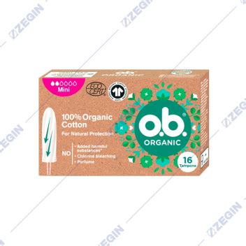 O.B. Organic Mini Тампони, 16 парчиња