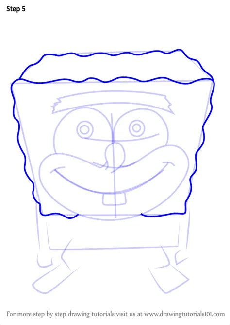 How To Draw Spongegar From Spongebob Squarepants Spongebob Squarepants Step By Step