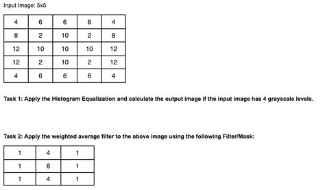 solved task 1 apply the histogram equalization and