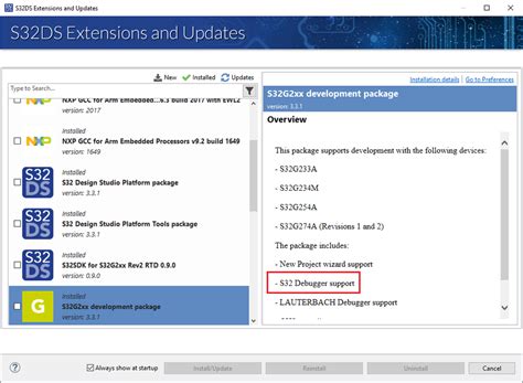 Howto Jtag Flash Programming With S32 Debugger And S32 Debug Probe For S32g274a Evb Nxp Community