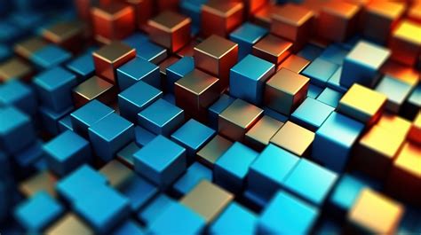 Abstract Cube 3d Rendered Patterned Cubes Create Minimalist Background Backgrounds  Free