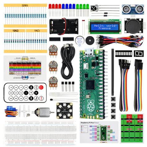 Набор для моделирования Raspberry 9v Maximum Kit на Raspberry Pi Pico