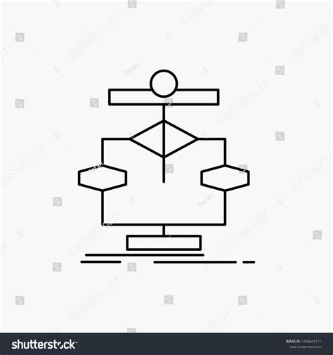 Algorithm Chart Data Diagram Flow Line Stock Vector Royalty Free Shutterstock